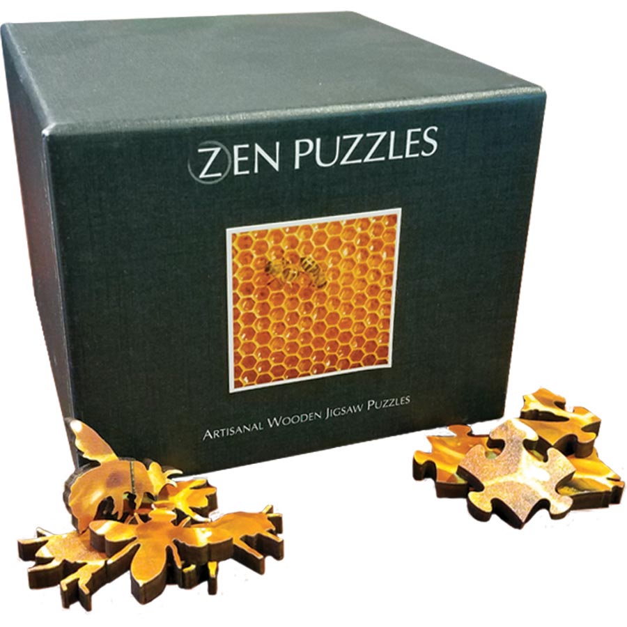 Small Wooden Honeycomb Jigsaw Puzzle (125 Pieces) | Betterbee