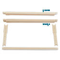 Unassembled Deep Beehive Frames - Pack of 10 | Betterbee