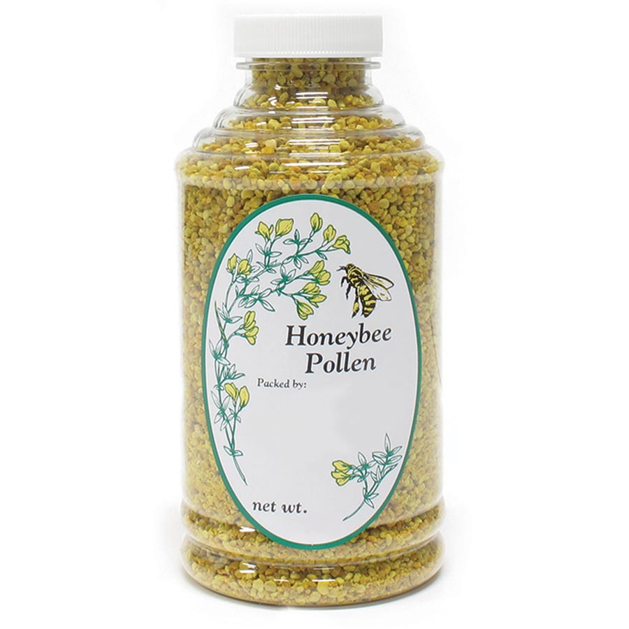 Custom Honeybee Pollen Jar Labels | Betterbee