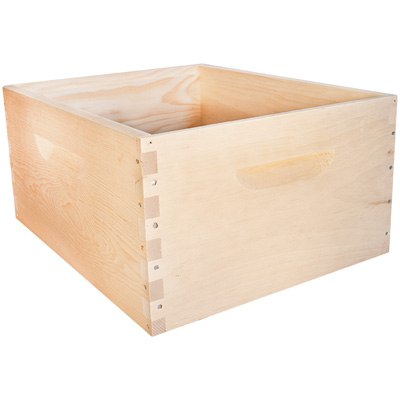Assembled 10 Frame Wood Deep Hive Body | Betterbee