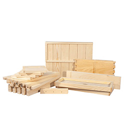 Unassembled Double Nuc Box (Deep) | Betterbee