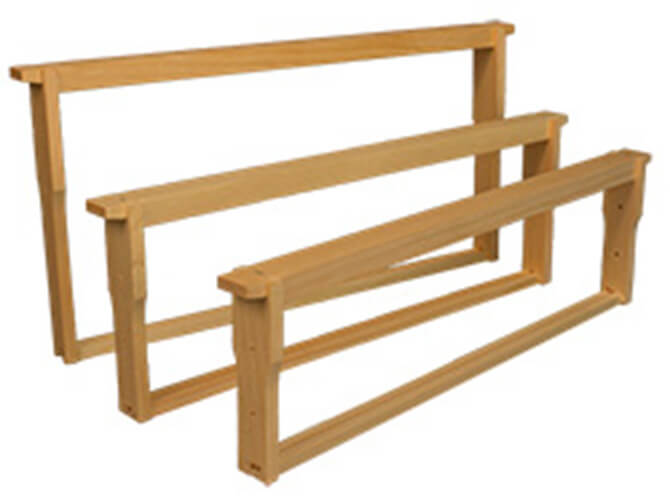 Unassembled Wooden Beehive Frames - Pack of 100 | Betterbee