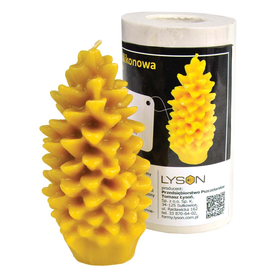 Large Pine Cone Candle Mold | Betterbee