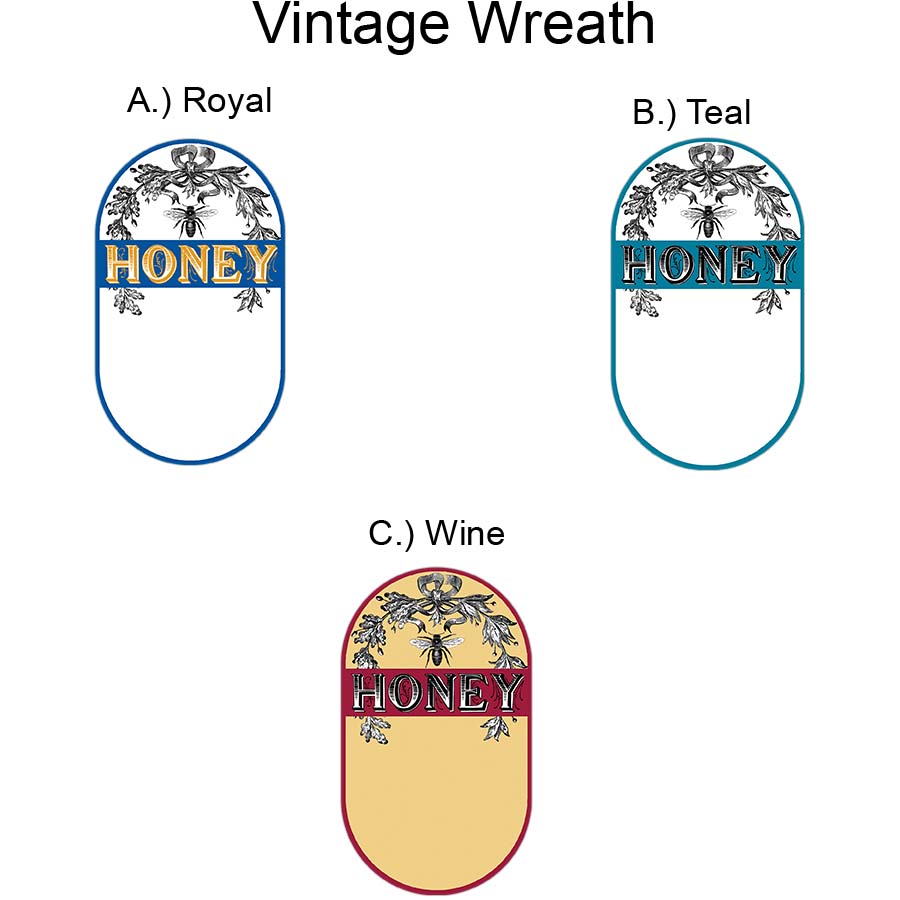 Small Oval Labels: Semi-Gloss | Betterbee